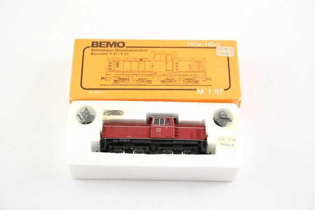 BEMO HO GAUGE Locomotive Schmalspur Diesel Loco VL21 Made West Germany ...