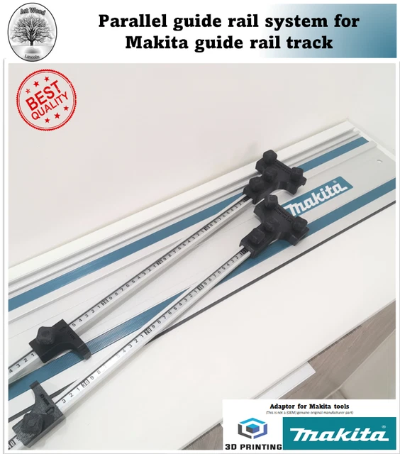 MAKITA PARALLEL GUIDE Rail System Circular Saw Track Set Aluminum Made ...
