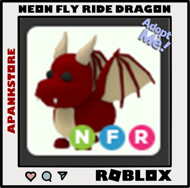 ROBLOX ADOPT ME - Neon Fly Ride Dragon EUR 7,38 - PicClick FR