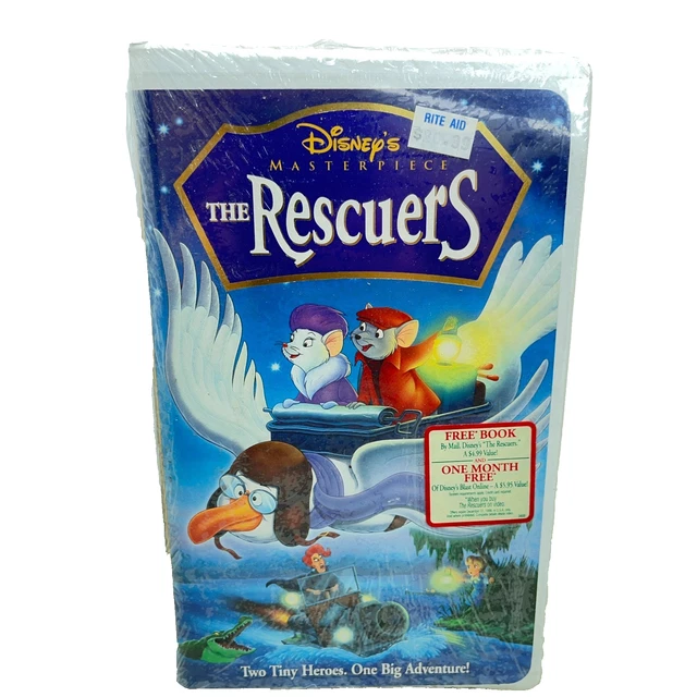 DISNEY'S THE RESCUERS VHS Masterpiece Collection Classic New Sealed ...