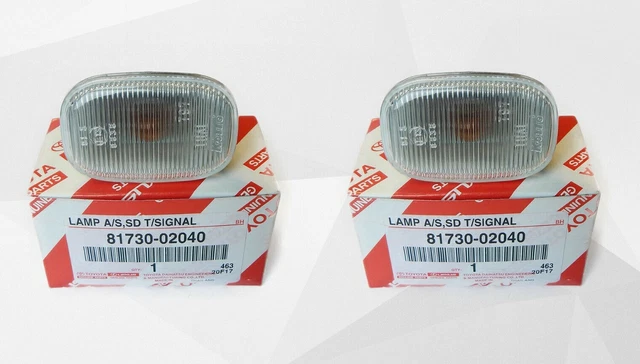 *NEW* GENUINE TOYOTA Supra Clear Side Indicators Repeater Pair - 81730 ...