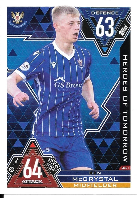 TOPPS MATCH ATTAX SPFL 2023-24 Ben McCrystal - Heroes of Tomorrow - St ...