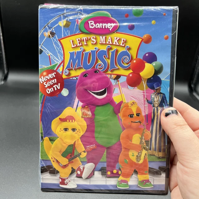 LOT OF 2 New Barney DVDs Hi I’m Riff Let’s Make Music $17.22 - PicClick CA