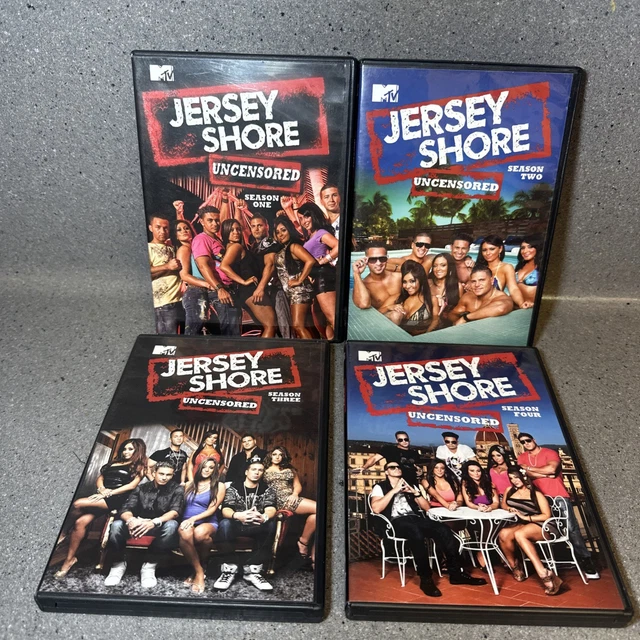 JERSEY SHORE UNCENSORED Complete Series DVD Seasons 1-4 MTV Reality TV ...