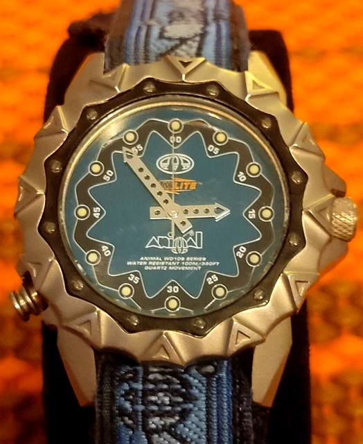 VINTAGE ANIMAL ' Anilite W010S Series Watch ' Surf Divers + Original ...