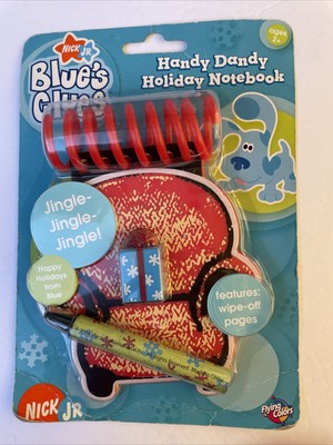 BLUES CLUES THINKING Chair Handy Dandy Holiday Christmas Notebook ...