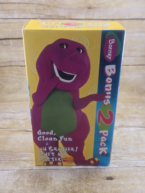 BARNEY - BARNEYS Good, Clean Fun/ Oh Brother Shes My Sister (VHS, 1998 ...