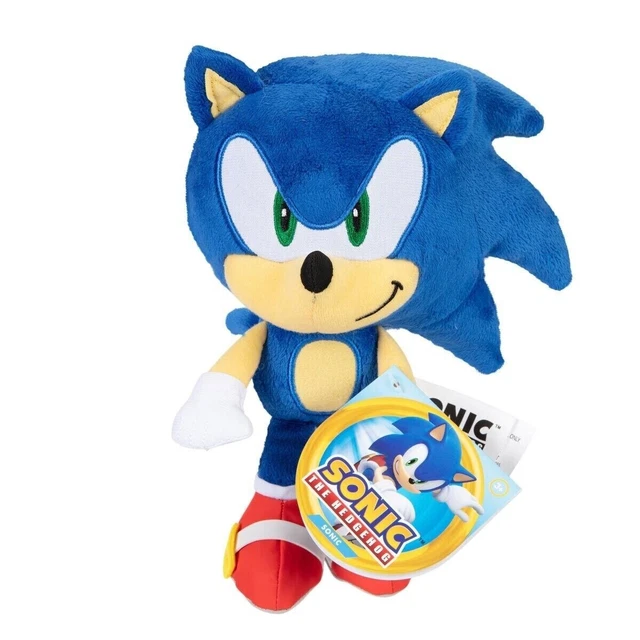 SONIC THE HEDGEHOG Blue SONIC 9" Plush Jakks Pacific 2022 NEW w/Tag £12 ...