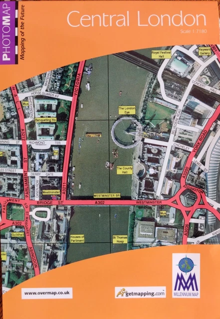 &PHOTOMAP: CENTRAL LONDON& - Overview Mapping Ltd. Sheet Photomap ...