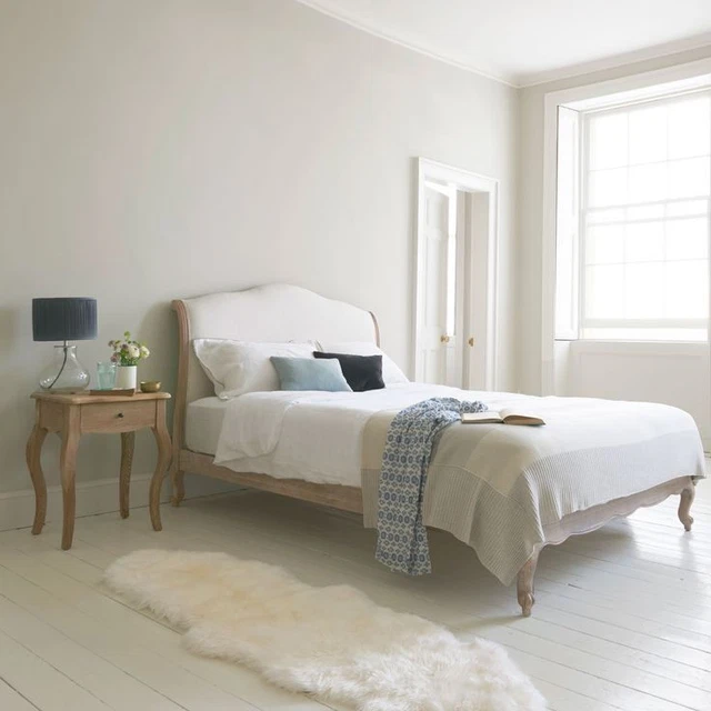 LOAF COCO SUPER King Size Bed With Natural Linen Headboard & Tempur ...