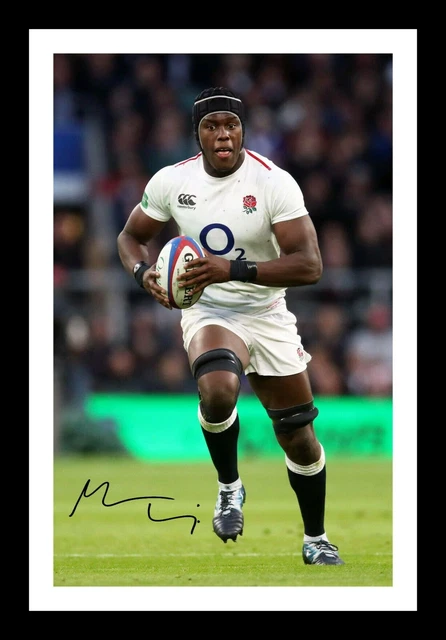 MARO ITOJE - England Rugby - Autographed Signed & Framed Photo Print £ ...