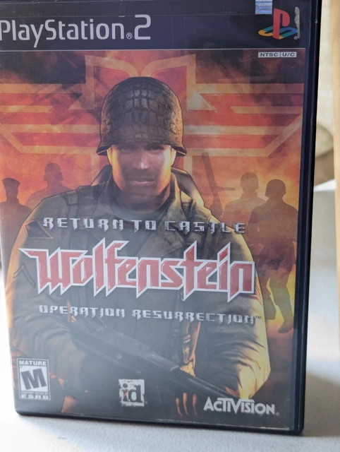 RETURN TO CASTLE Wolfenstein: Operation Resurrection PS2 Missing Manual ...