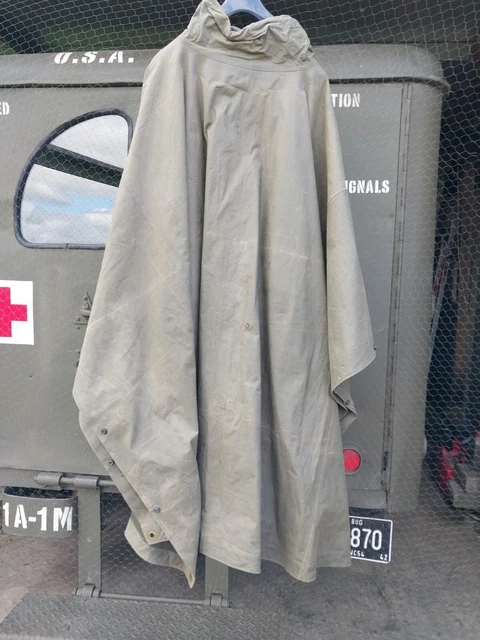 WW2 1945 AMERICAN, U.S.Army Wet Weater Cape, 1945 Dated £160.00 ...