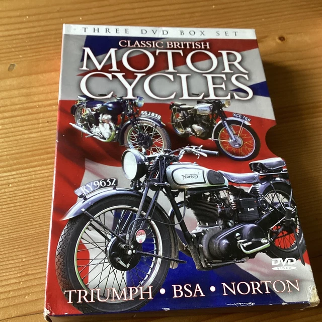 DVDS, CLASSIC BRITISH Motorcycles 2003: Delta Music PLC 3 DVD box set ...