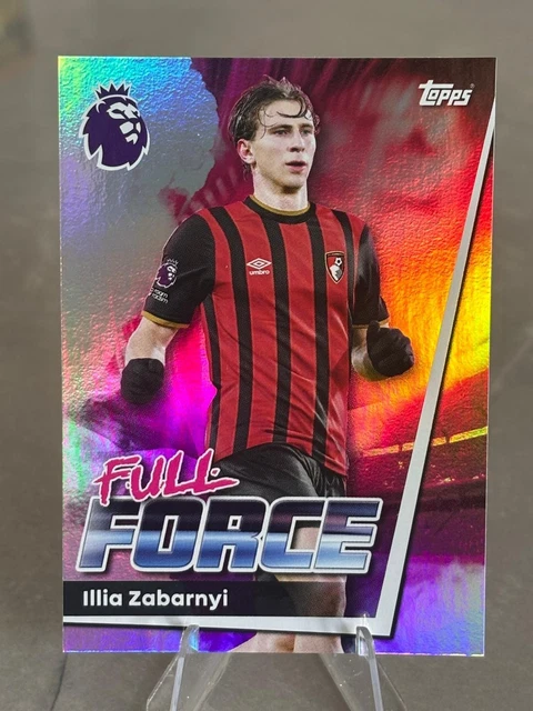 ILLIA ZABARNYI FULL Force Card - 2025/26 Topps Premier League AFC ...