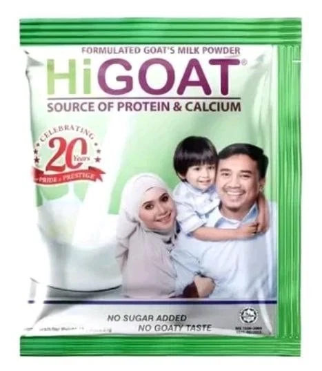 2 PACKS HIGOAT Formula Goat Milk Powder 15 Sachets x 21g Instant Goat ...