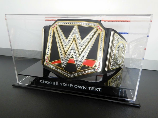 WWE CHAMPIONSHIP BELT Display Case - Wrestling WWF UFC MMA Boxing Lego ...