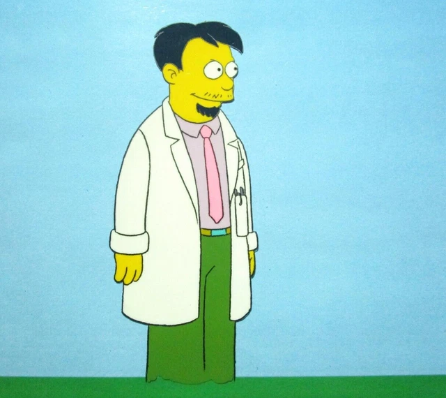 DR NICK FIRST appearance 1991 THE SIMPSONS FOX Original Animation ...