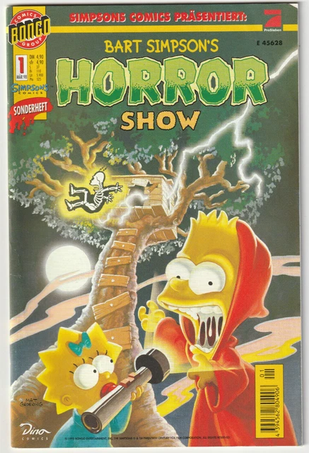 SIMPSONS COMICS SPECIAL Issue #01 Bart Simpson's Horrorshow, Dino 1998 | TOP Z1 £8.54 - PicClick UK