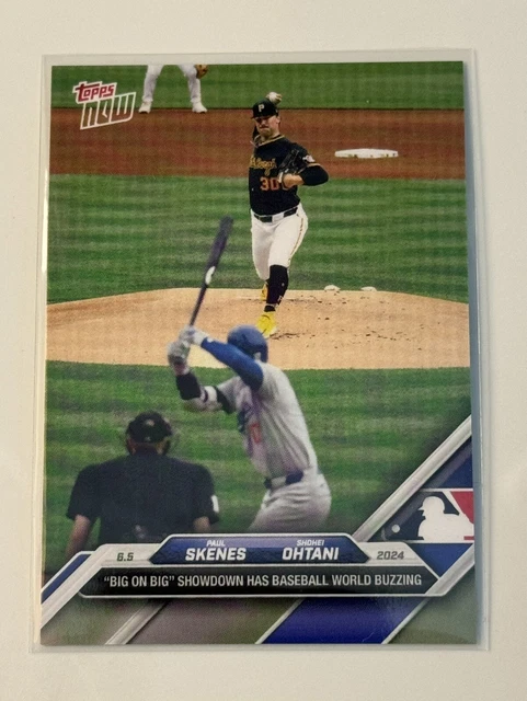 PAUL SKENES / Shohei Ohtani+ - 2024 MLB Topps Now 264 Pirates Dodgers ...