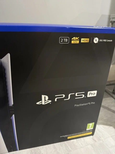 SONY PLAYSTATION 5 Pro 2TB Console Disc Free PS5 Digital 4K 120 HDR ...