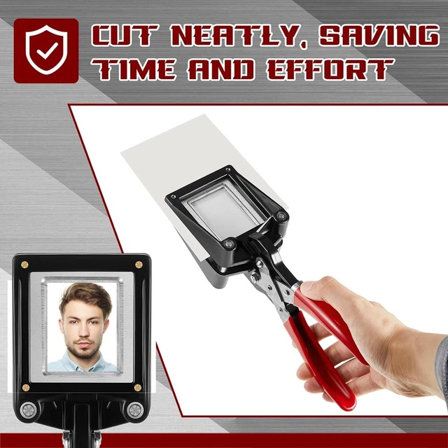 HANDHELD PASSPORT PHOTO Cutting Machine Photo ID Die Cutting Machine ...