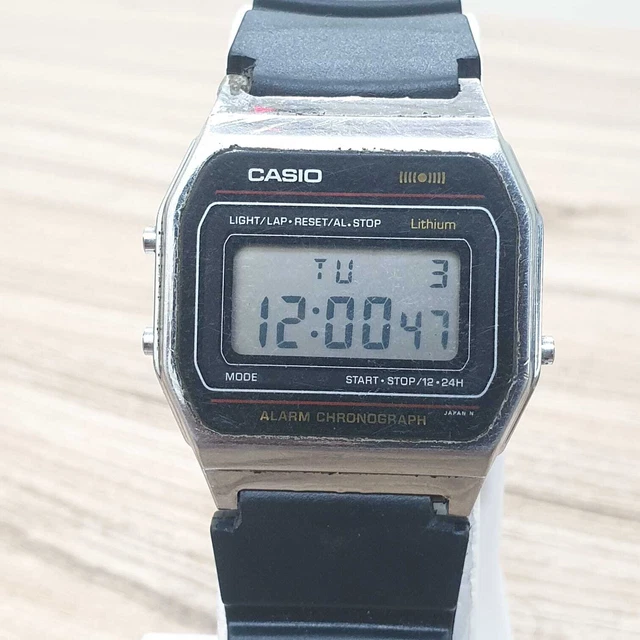 CASIO A151 LITHIUM 415 Alarm Chronograph Digital Vintage Men’s Watch £16.37 - PicClick UK
