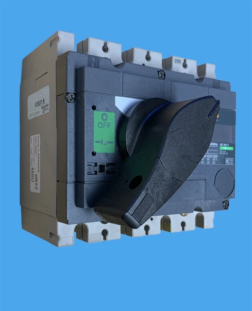 INS250 MERLIN GERIN 250A 4 Pole 3 Phase Switch Disconnector Isolator ...