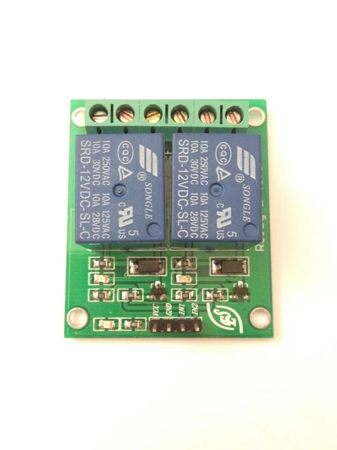 5 V DUAL Channel Relay Module With Optocoupler for Arduino PIC ARM DSP ...