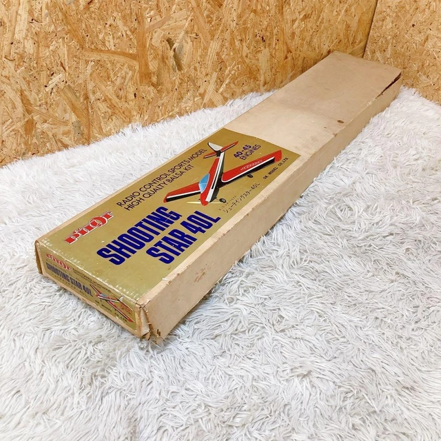 OK MODEL PILOT Radio Control Balsa Kit Glider Shooting Star 40L W/BOX F ...
