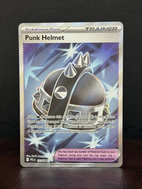 PUNK HELMET 121/094 Pokémon TCG Me02: Phantasmal Flames Trainer Full ...