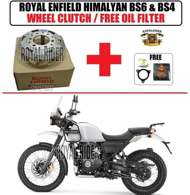 ROYAL ENFIELD HIMALAYAN Bs6 & Bs4 Wheel Clutch - Free Oil Filter £29.39 ...