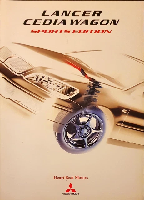 MITSUBISHI LANCER CEDIA Wagon Sports Edition Brochure 2001 JDM £8.00 ...