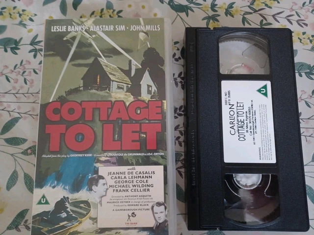 COTTAGE TO LET VHS Video, John Mills, EXCELLENT CONDITION FREE POSTAGE ...