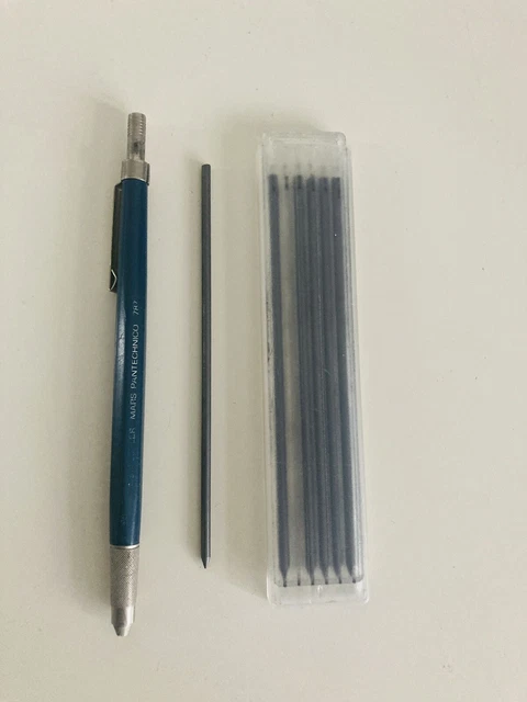 STAEDTLER MECHANICAL PENCIL Mars Pan Technico Blue 787 Germany Leads Vtg Leads £34.99 - PicClick UK