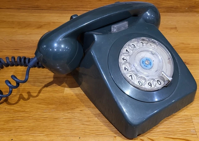 ROTARY DIAL TELEPHONE Vintage Corded Landline GPO 746 spares or repair ...