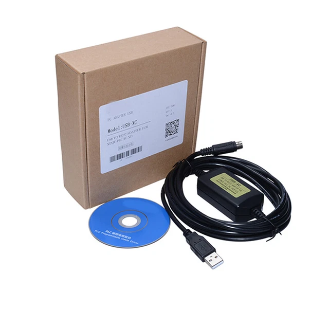 USB-XC PLC PROGRAMMING Cable For XINJE-PLC XC series XC1/XC2/XC3/XC5 3M ...
