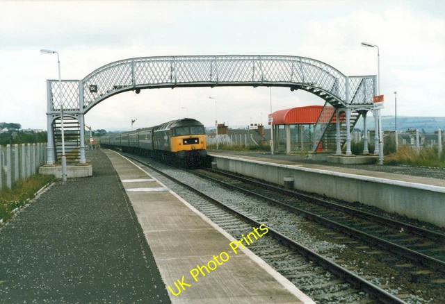 RAILWAY PHOTO 6X4 Class 47 47595 special stop at Auchinleck station 13 ...