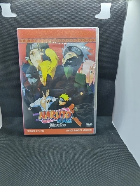 NARUTO SHIPPUDEN 3 Disc Boxset - Episodes 221-242 DVD Subtitles English ...