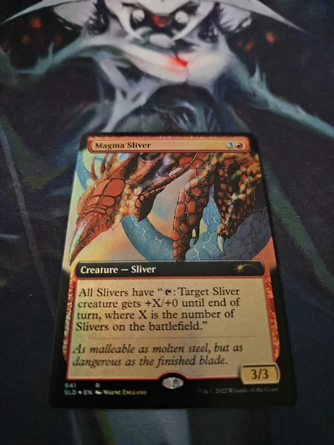 CARTES MAGIQUES SECRET Lair Extended Art Foil Magma Sliver x1 MTG EUR 7 ...