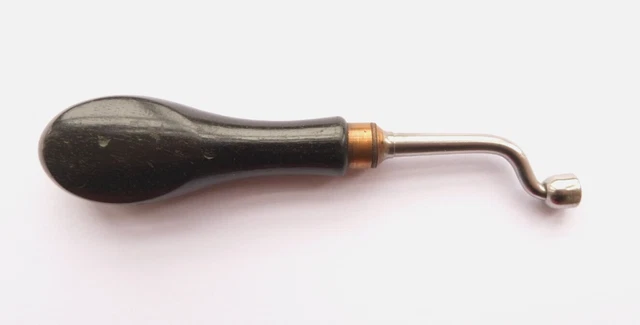 VINTAGE EBONY GUNSMITHS NIPPLE STRIKER KEY turnscrew gun case shotgun £ ...