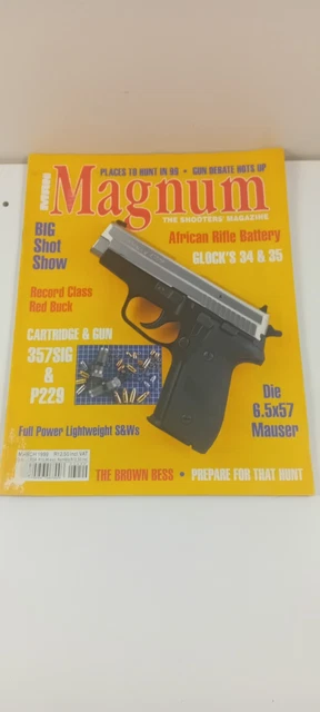VINTAGE MAN MAGNUM Magazine The Shooters Magazine March 1999 £8.99 ...