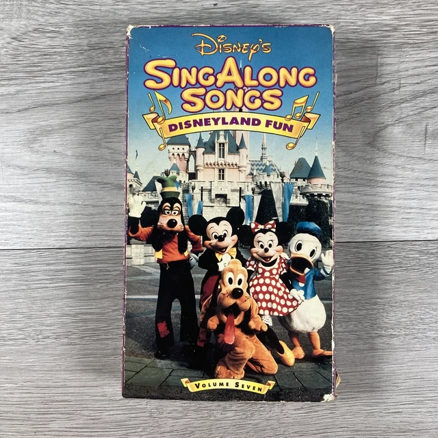 Disney Sing Along Songs Disneyland Fun Volume Seven Vhs Tape Used 9 47