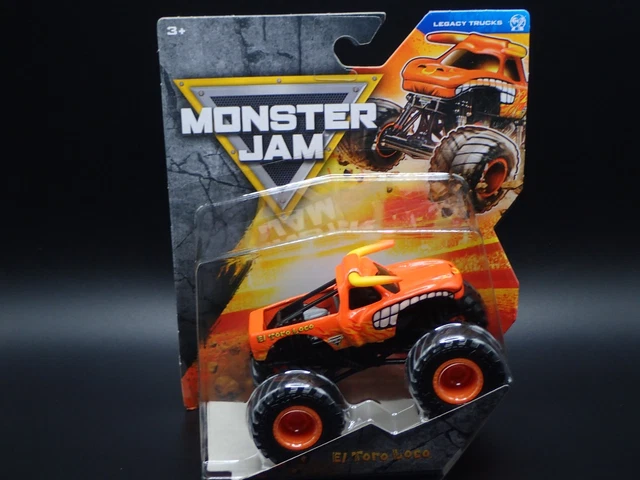 2025 SPIN MASTER Monster Jam Truck El Toro Loco Orange Legacy Trucks ...
