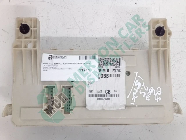 FORD FOCUS BCM BCU BODY CONTROL MODULE UNIT 7M5T14A073CB £57.95 ...
