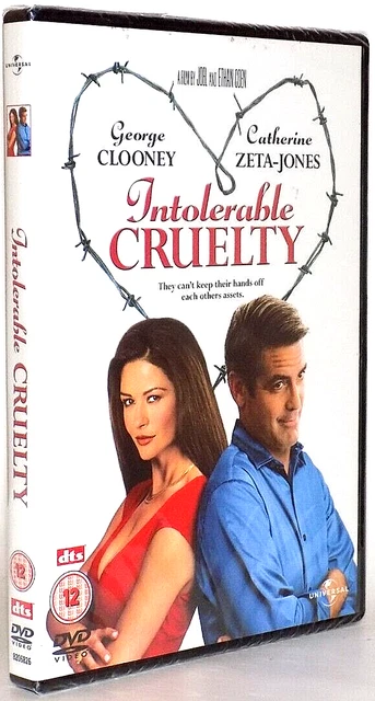 INTOLERABLE CRUELTY (2003) DVD George Clooney, Catherine Zeta-Jones ...