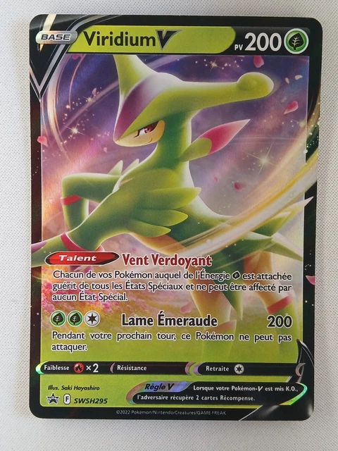 CARTE POKÉMON FRANCAIS Viridium V (SWSH 295) SWSH Black Star Promos [NM ...