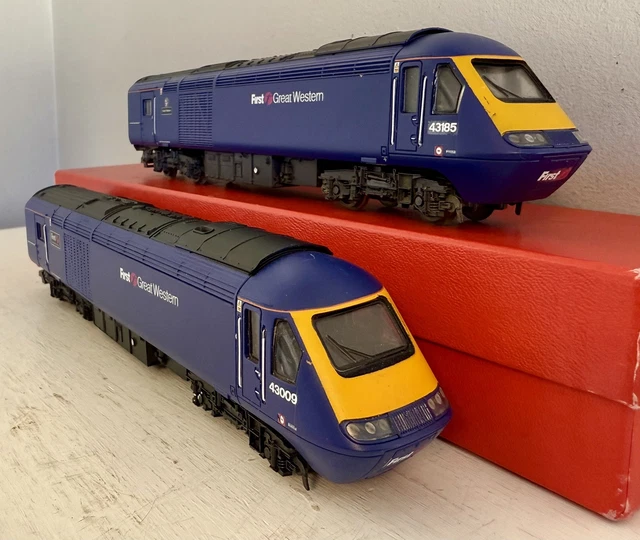 LIMA ‘OO’ FGW Blue Class 43 HST Power & Dummy Power Cars 43185 & 43009 ...