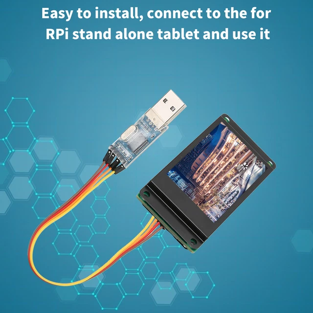 PICO DISPLAY UART Interfaccia 2,19 pollici Chroma 262K Risoluzione ...