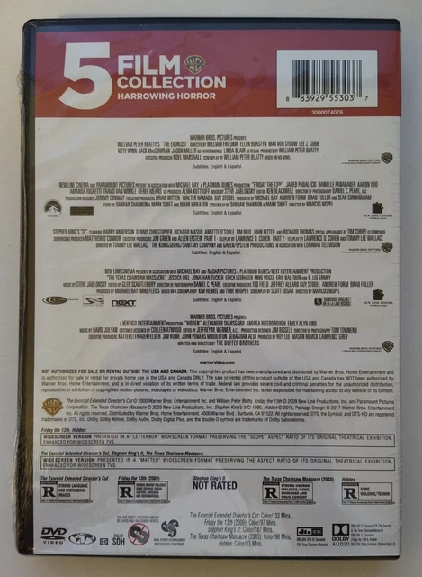 5 FILM COLLECTION: Harrowing Horror (DVD, 2000) $17.55 - PicClick CA